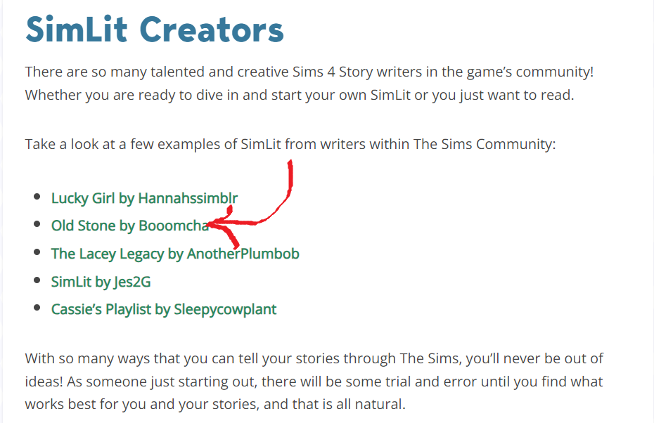 An “Old Stone” SimLit Shout-Out! – booomcha.com