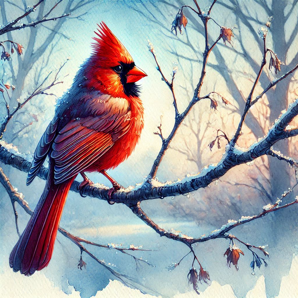 The Cardinal and Grandma – booomcha.com